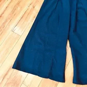 linen wide leg | Pants & Jumpsuits | Gaucho Wide Leg Crop Linen Pants ...